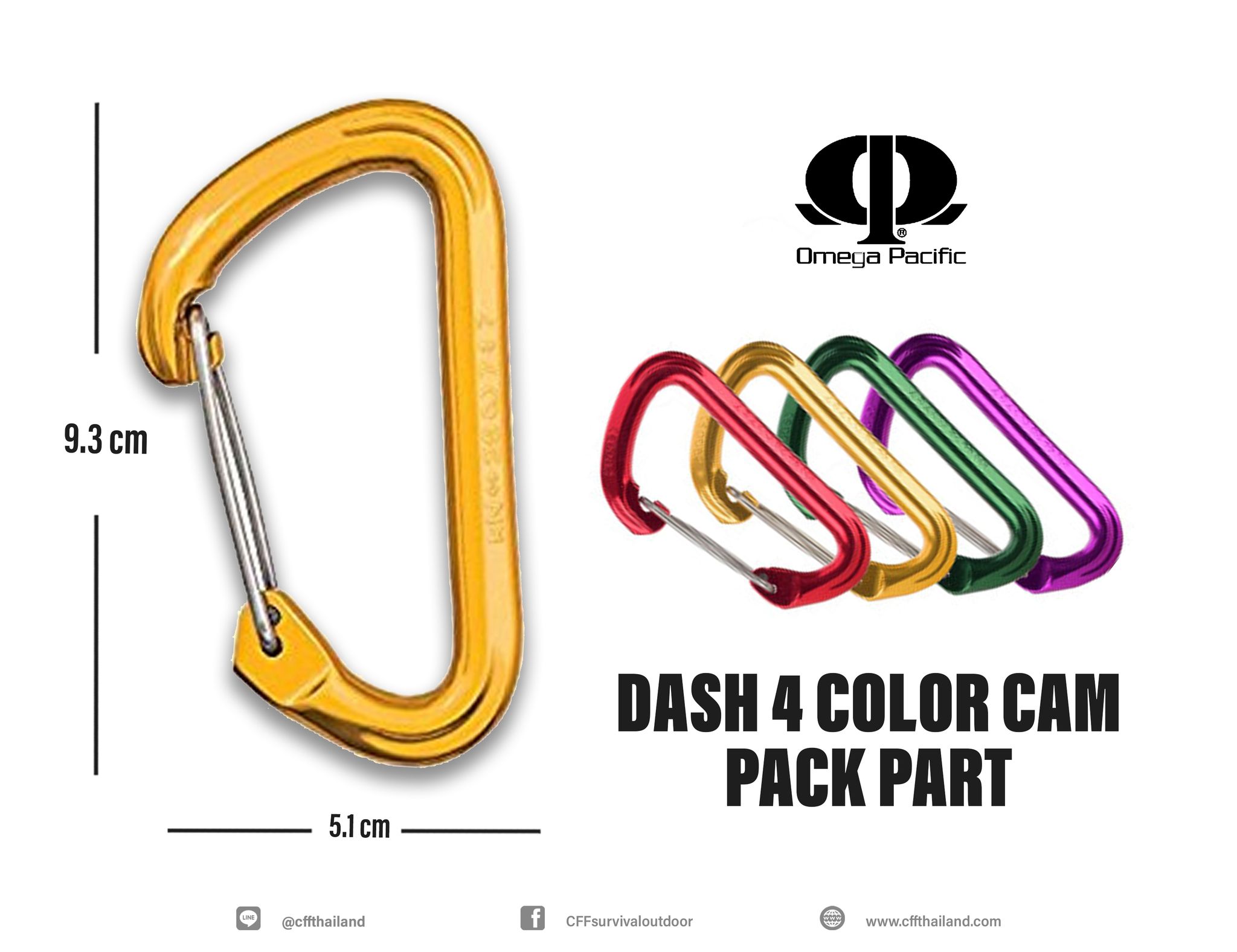 Omega Dash 4-color Cam pack